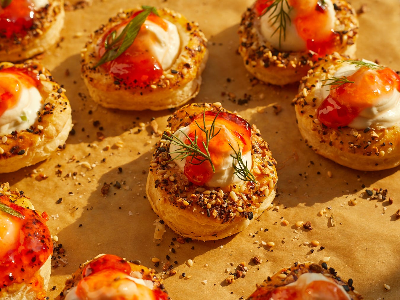 Everything Bagel Puffs with Scorched Bonnet Creamy Heat – Scorched Bonnets